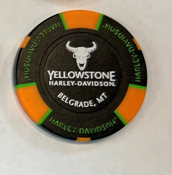 Yellowstone Harley-Davidson Poker Chip