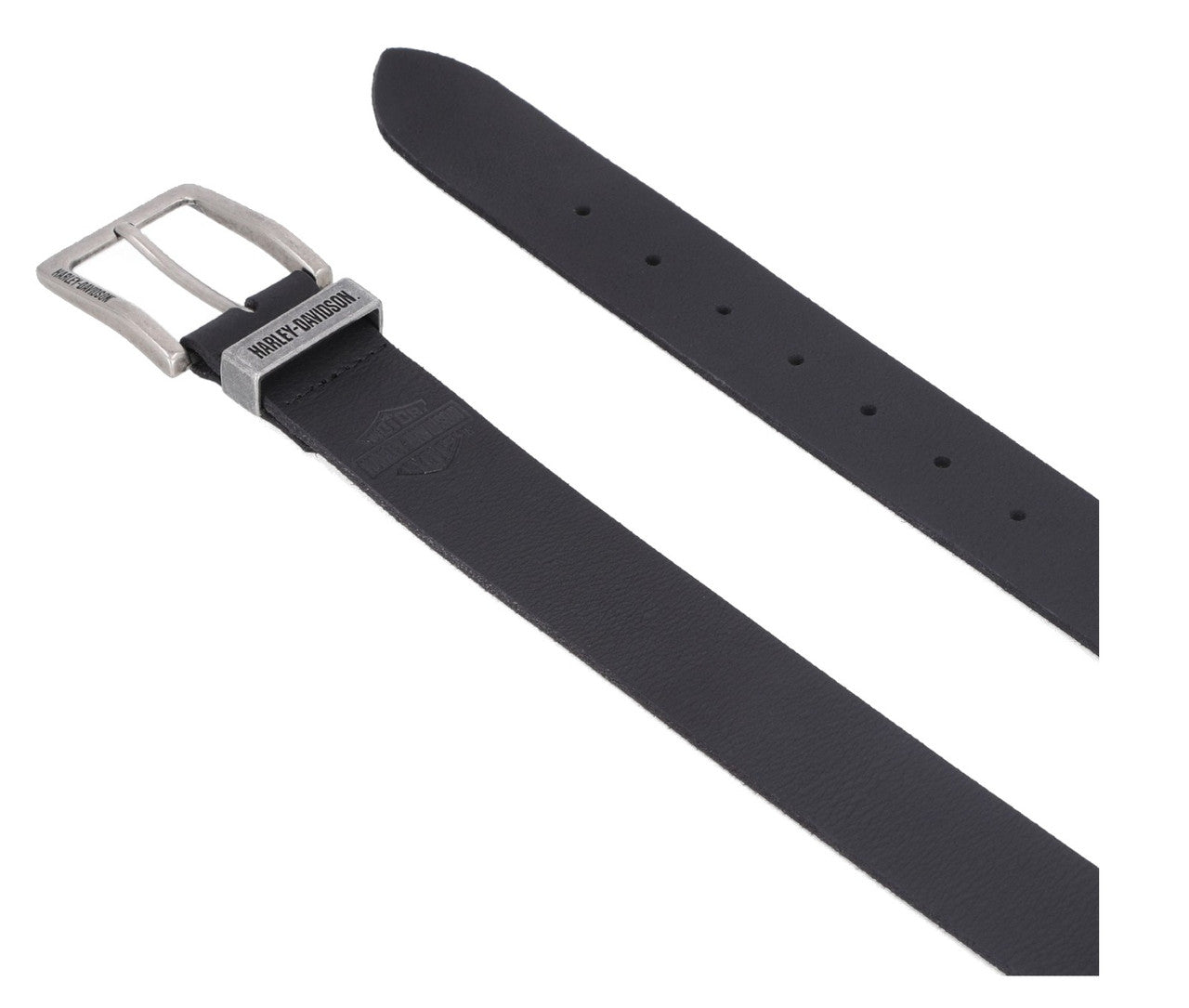 Harley-Davidson® Men's Metal Keeper Bar & Shield Logo Leather Belt ...