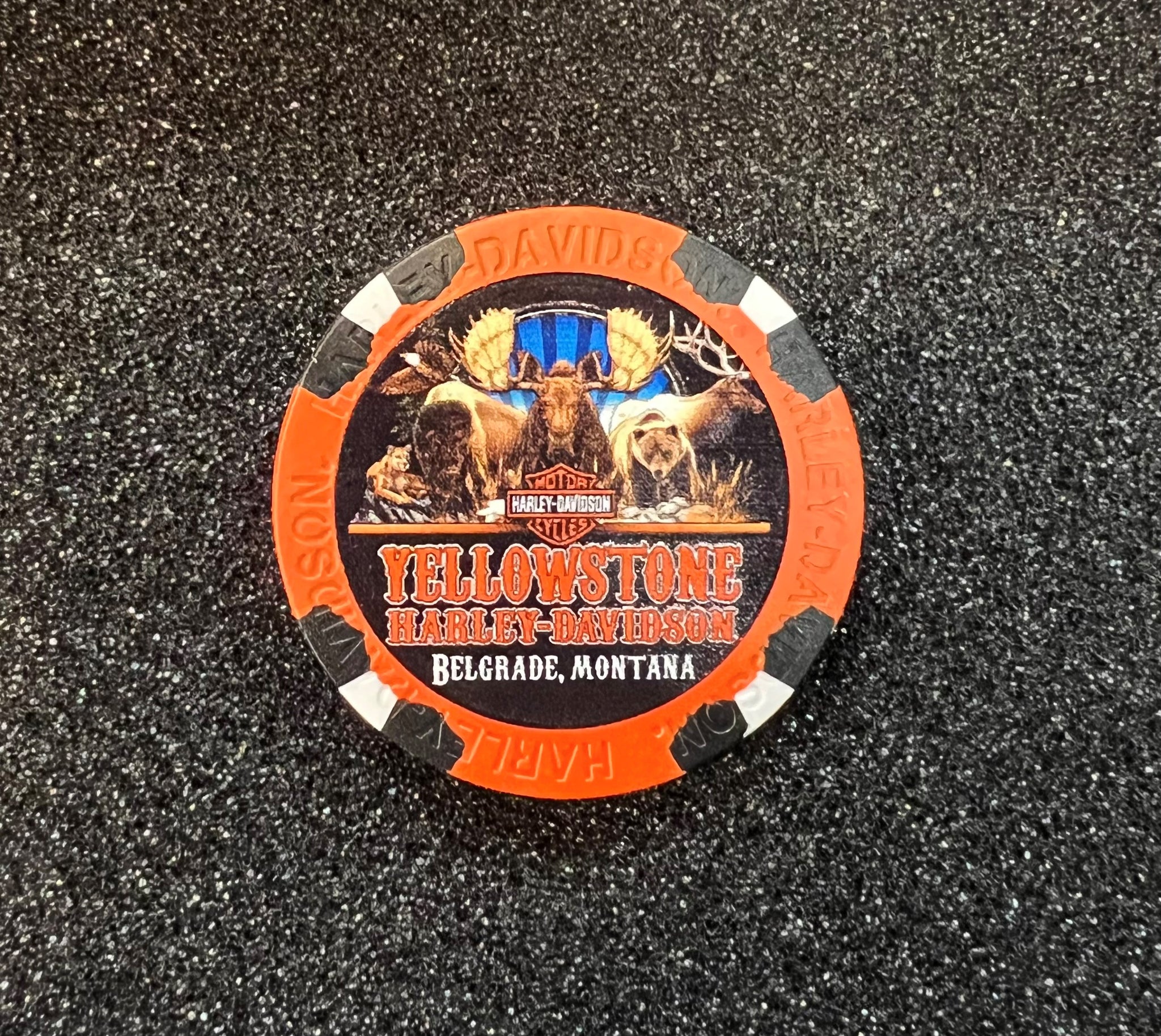 Yellowstone Harley-Davidson Full Color Poker Chip