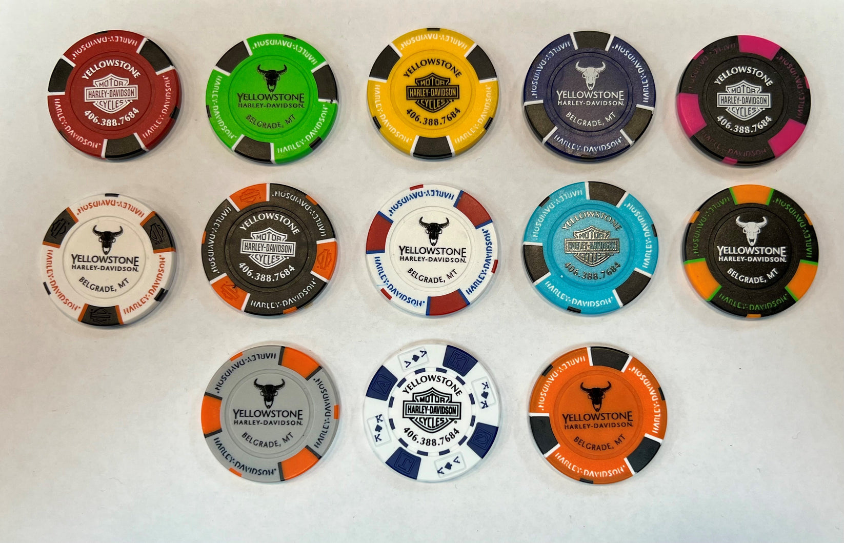 Yellowstone Harley-Davidson Poker Chip