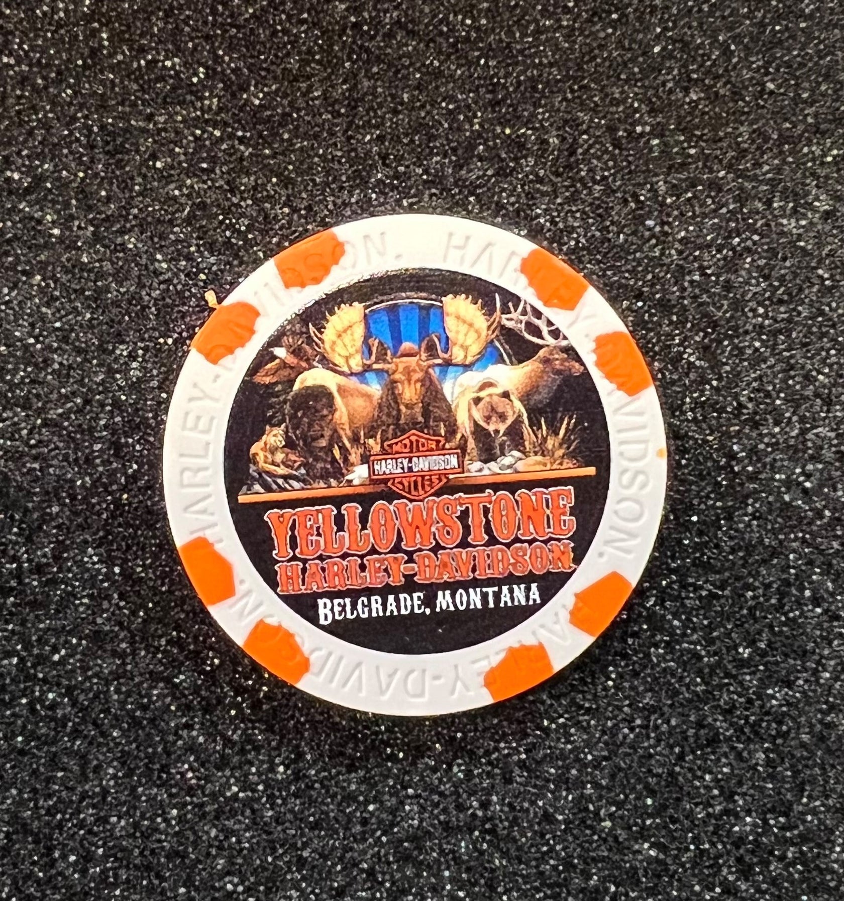 Yellowstone Harley-Davidson Full Color Poker Chip